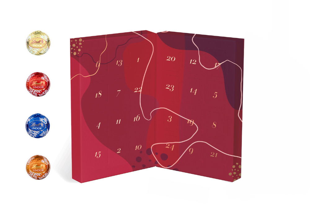Lindt Adventskalender mit Mini Lindor Kugeln auf madika.de